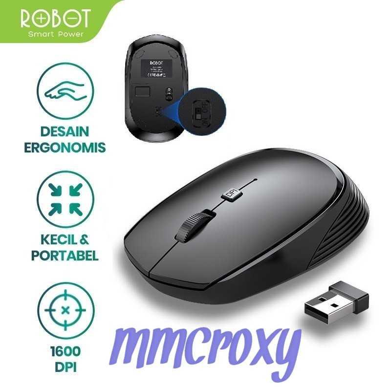 Jual Mouse Robot M205 Wireless Mouse Optical 2.4Ghz 16000DPI 2022 | Shopee Indonesia