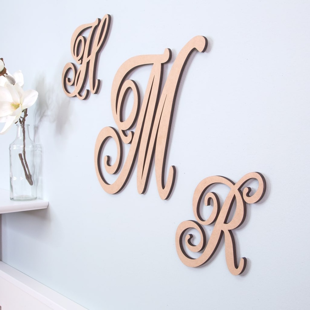Jual Huruf Kayu Wooden Letter - Inisial / nama huruf kayu hiasan ...