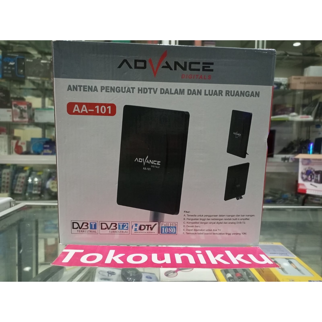 Jual Advance AA-101 Antena Indoor Outdoor Digital Analog Dalam Luar ...