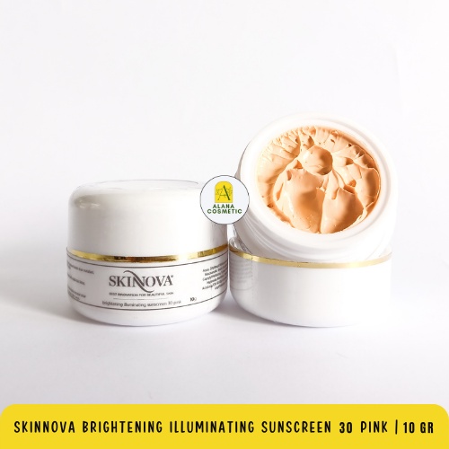 Jual Skinnova Brightening Illuminating Sunscreen 30 Pink | Shopee Indonesia