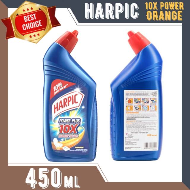 Jual HARPIC botol 450ml Orange Citrus pembersih toilet harpic 450 ml ...