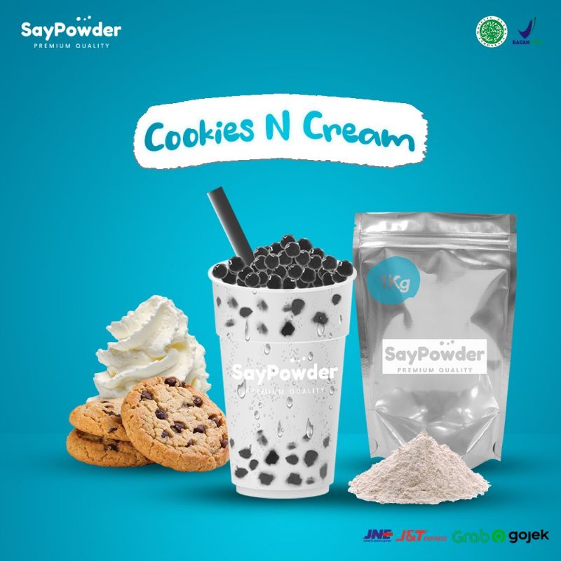 Jual Minuman Bubuk Rasa Cookies Creamy 1000 Gram Powder Minuman Boba ...