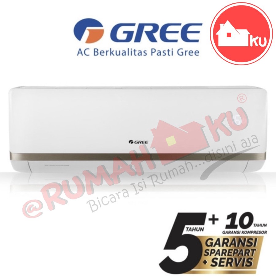 Jual GREE AC 1.5PK GWC-12MOO5A AIR CONDITIONER SPLIT STANDAR | Shopee ...