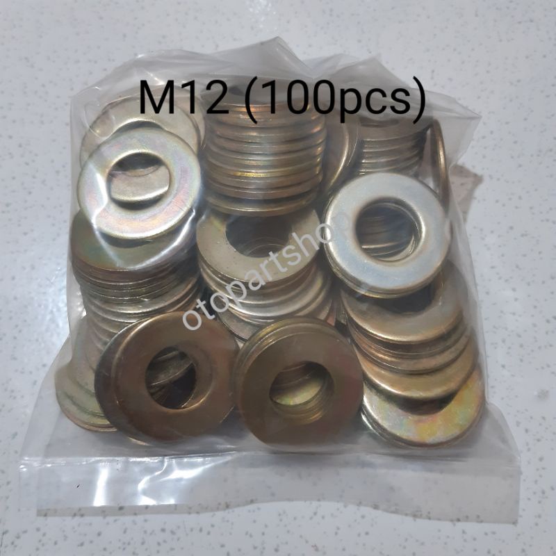 Jual Ring M12 ( Ring untuk baut 17 per 100 pcs ) | Shopee Indonesia