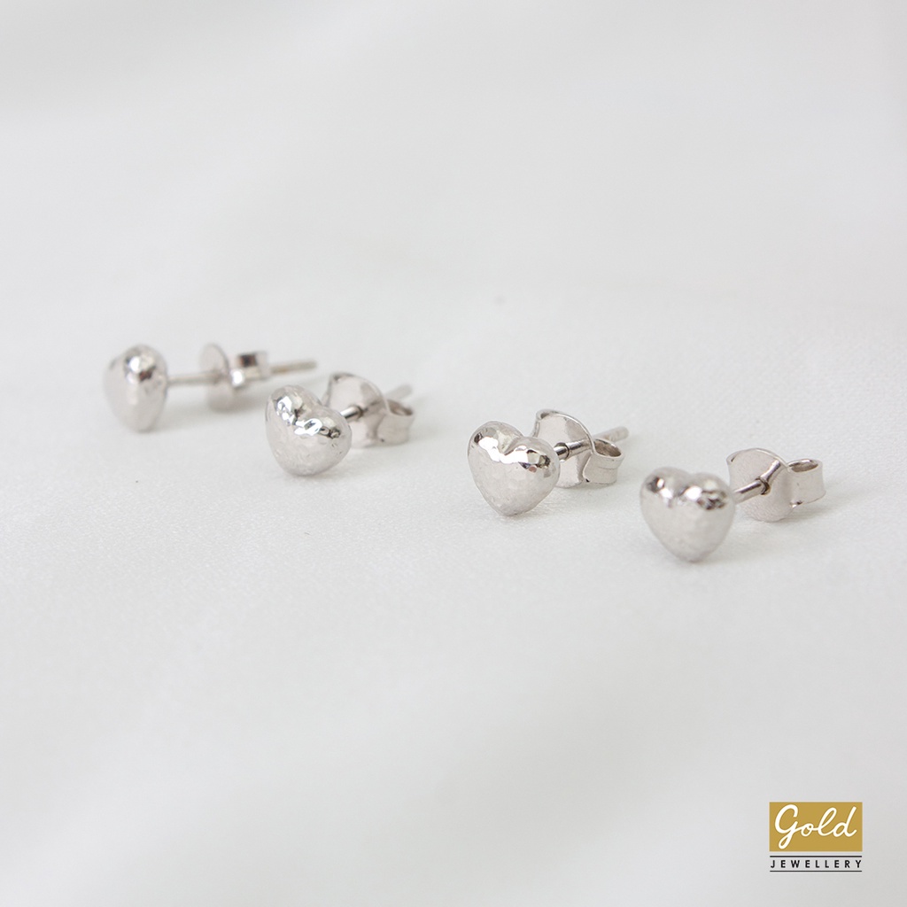 Jual Anting emas putih kadar 750 17k - PA10122100 | Shopee Indonesia