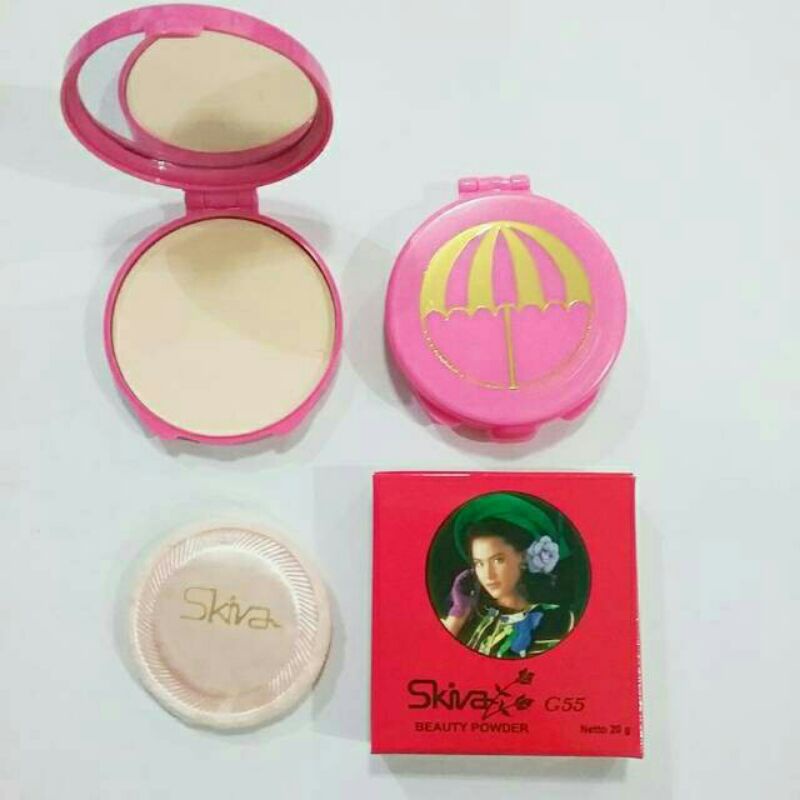 Jual SKIVA BEDAK G55 BEAUTY POWDER 20g | Shopee Indonesia