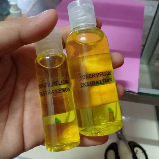 Jual Toner pelicin extra lemon kecil 30 & 60 ml | Shopee Indonesia