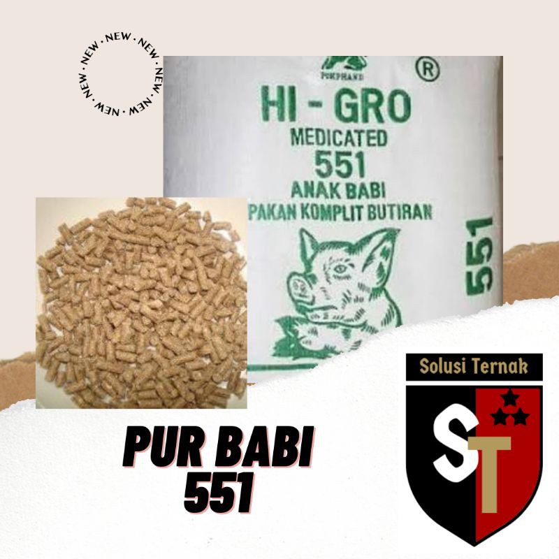 Jual Pur Pakan Babi 551 EGP702 - Makanan Ayam Kelinci Babi 1kg | Shopee ...