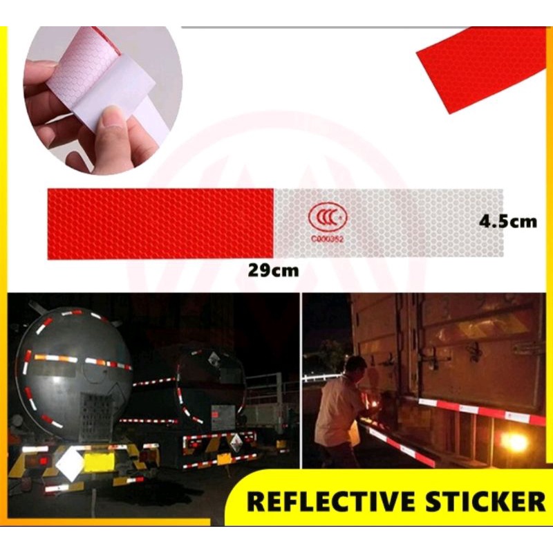 Jual Stiker reflektif sticker label warningsign label truk mobil motor ...