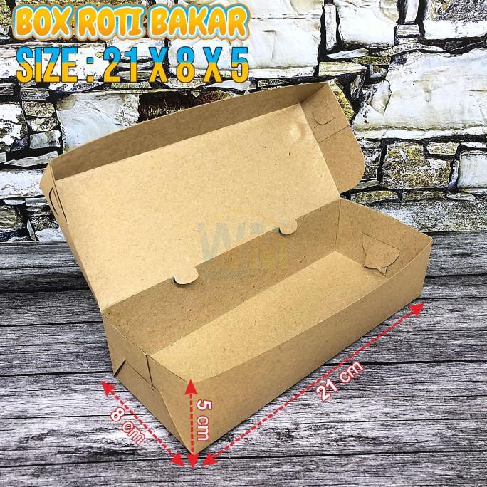 Jual DUS BOX ROTI BAKAR/KOTAK KUE UKURAN 20/DUS BOLU BROWNIES/PISANG ...