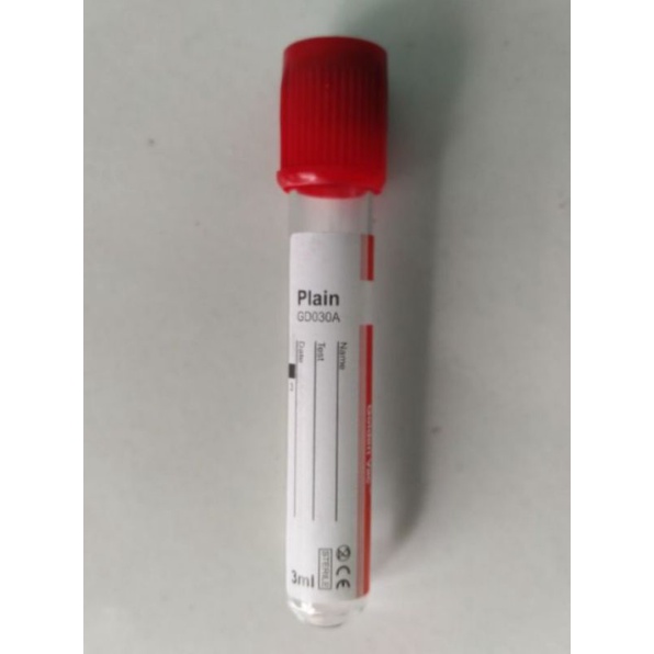 Jual TABUNG DARAH MERAH PLAIN SATUAN | Shopee Indonesia