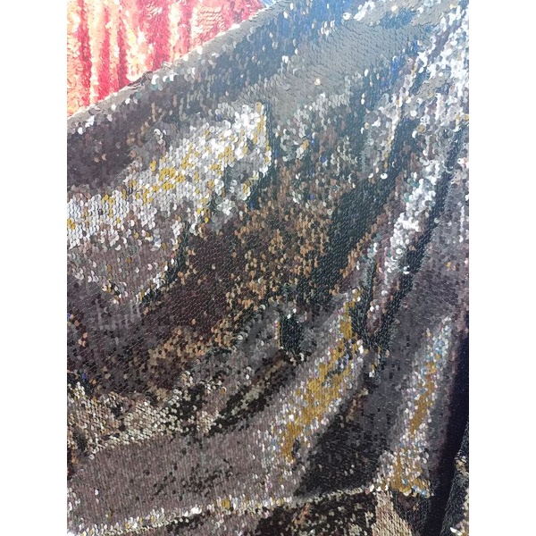 Jual Bahan/Kain sequeen seribu payet(Payet usap) / Squin Payet Gradasi ...