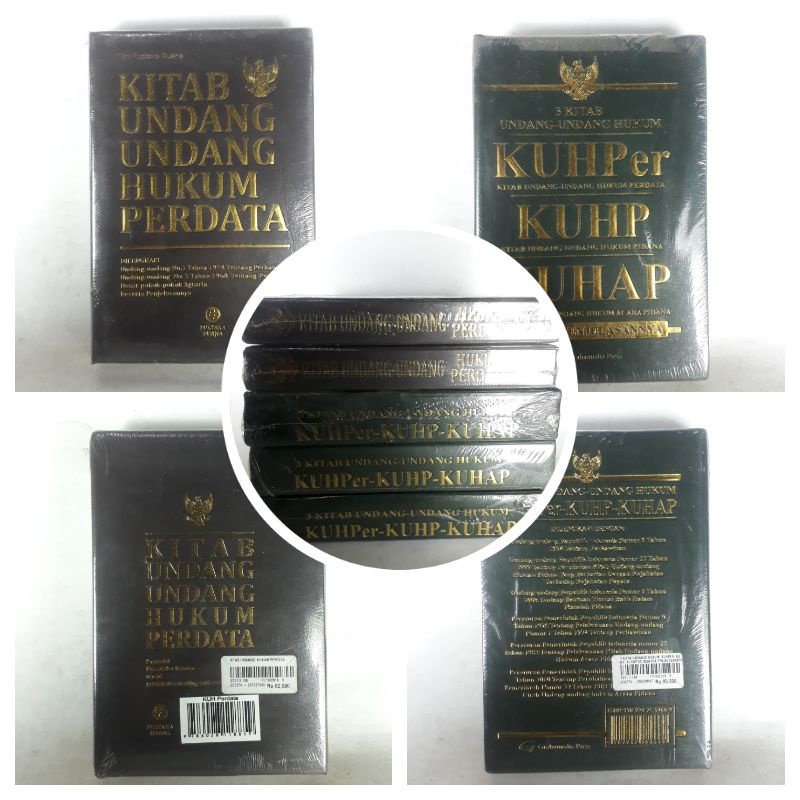 Jual 3 Kitab Undang-Undang Hukum KUHPer KUHP KUHAP - Kitab Undang-Undang Hukum Perdata Beserta ...