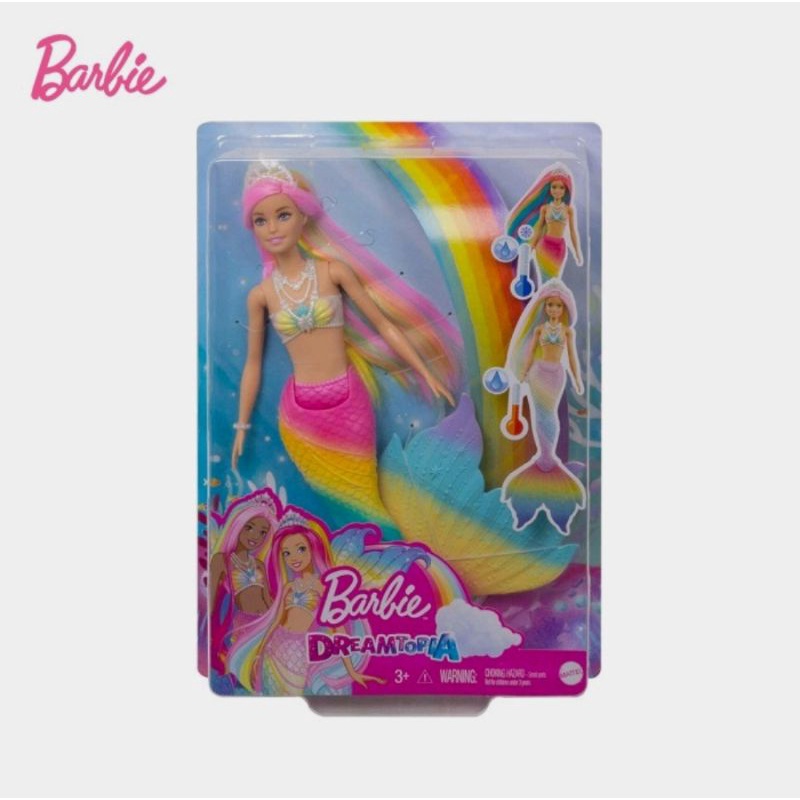 Jual Barbie Dreamtopia Color Change Mermaid Doll GTF88 | Shopee Indonesia