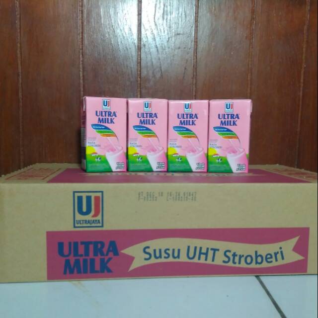 Jual Susu Ultra Milk 125ml / UHT Ultra Milk Coklat 125ml / Ultra Milk Stroberi 125ml / Ultra ...