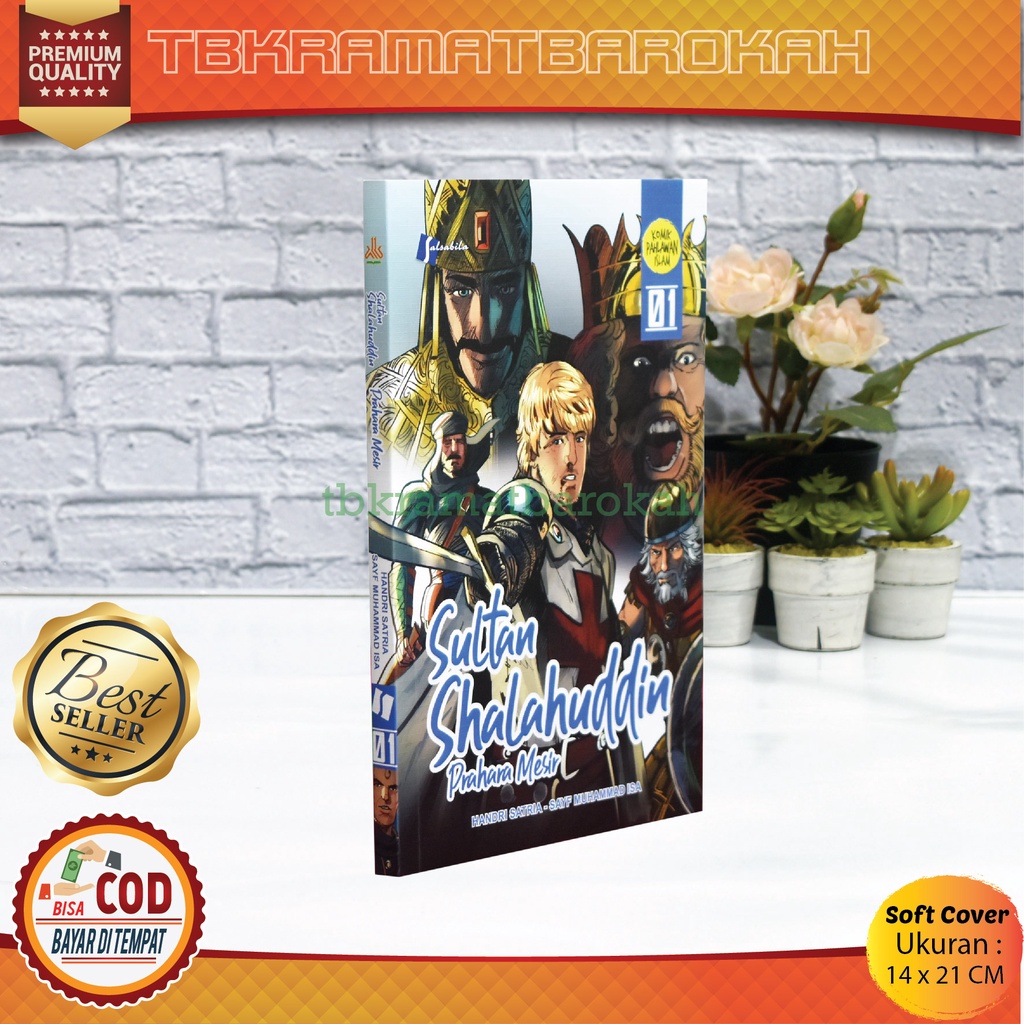 Jual Buku komik islami Anak remaja komik pahlawan islam salahuddin al ayyubi Seri 1, komik ...