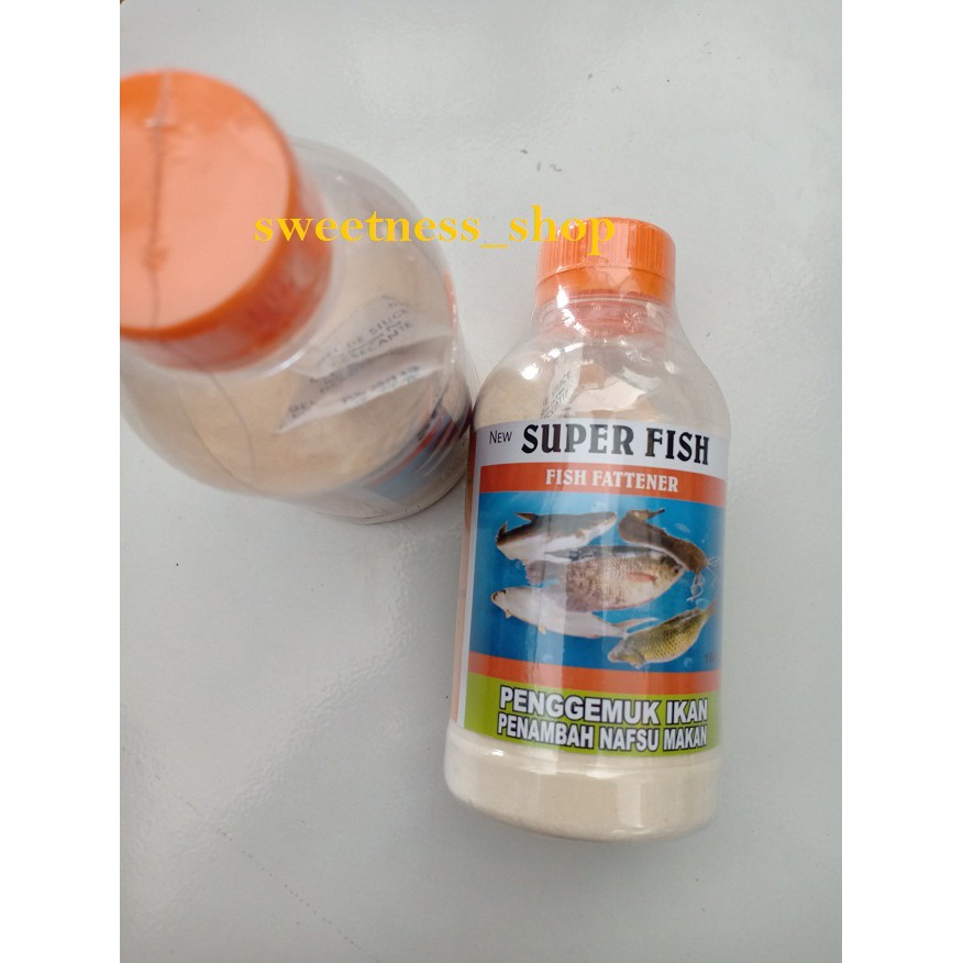 Jual vitamin Ikan Tambak Kolam Dan Aquarium SUPER FISH 100 gram kemasan ...