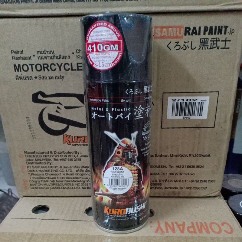 Jual cat semprot Pylox samurai 128A clear doff | Shopee Indonesia