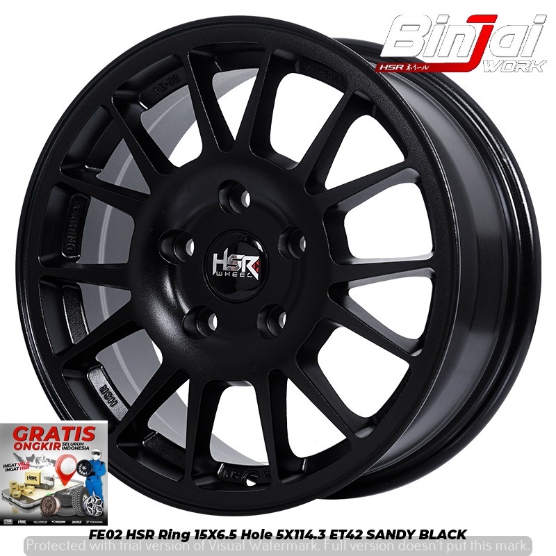 Jual Velg Mobil HSR Original FE02 R15 buat Ertiga, Innova, Sienta, Rush, B-RV Ring 15 warna ...