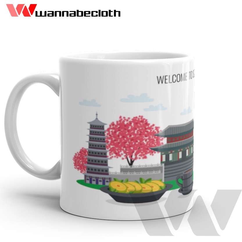 Jual Mug Korea Gelas Korea Cetak Mug Custom Kado Gift Hadiah Souvenir ...