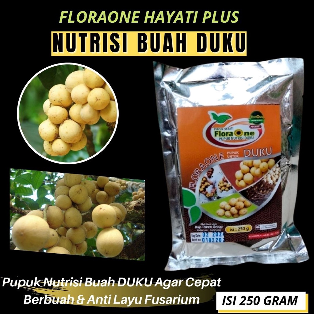 Jual Pupuk Buah Duku Terlaris, Floraone Hayati DUKU, Pupuk Buah Duku ...