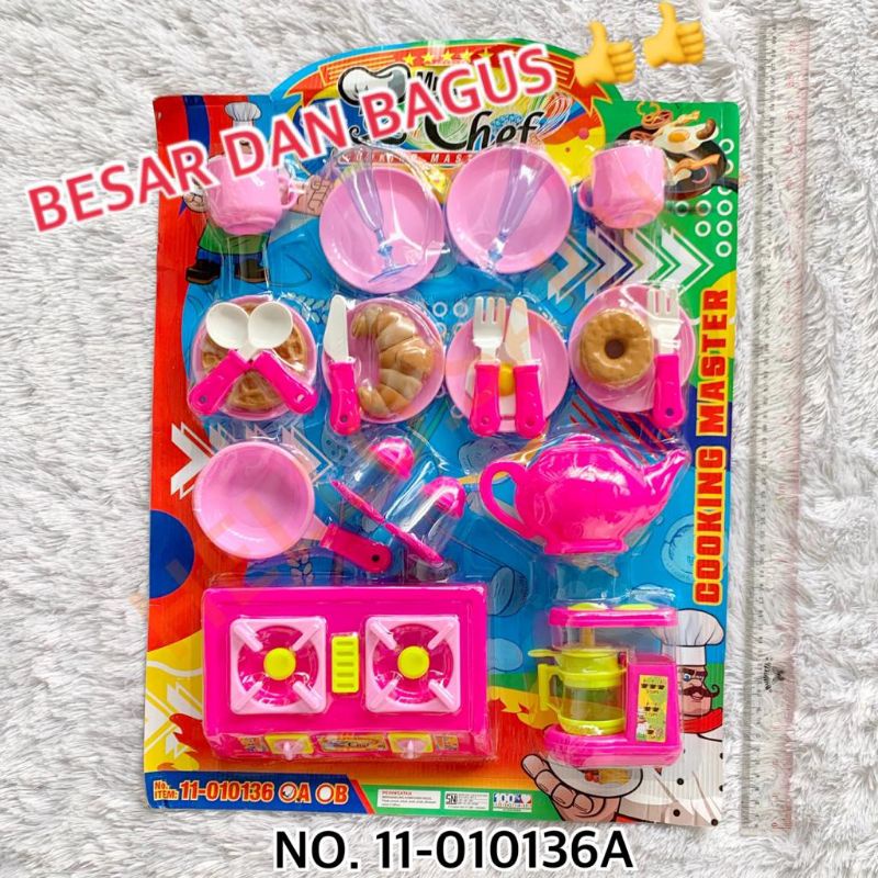 Jual MAINAN HKR NO. 11-010136A MR CHEF COOKING SET KITCHEN DAPUR MASAK ...
