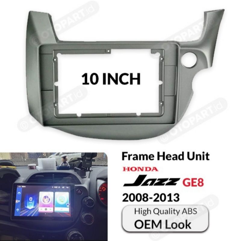 Jual Frame Head Unit Jazz 2008 - 2012 Head Unit 10 inch Android Honda ...
