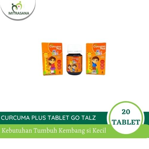 Jual Curcuma Plus Tablet Go Talz! Rasa Jeruk | Shopee Indonesia