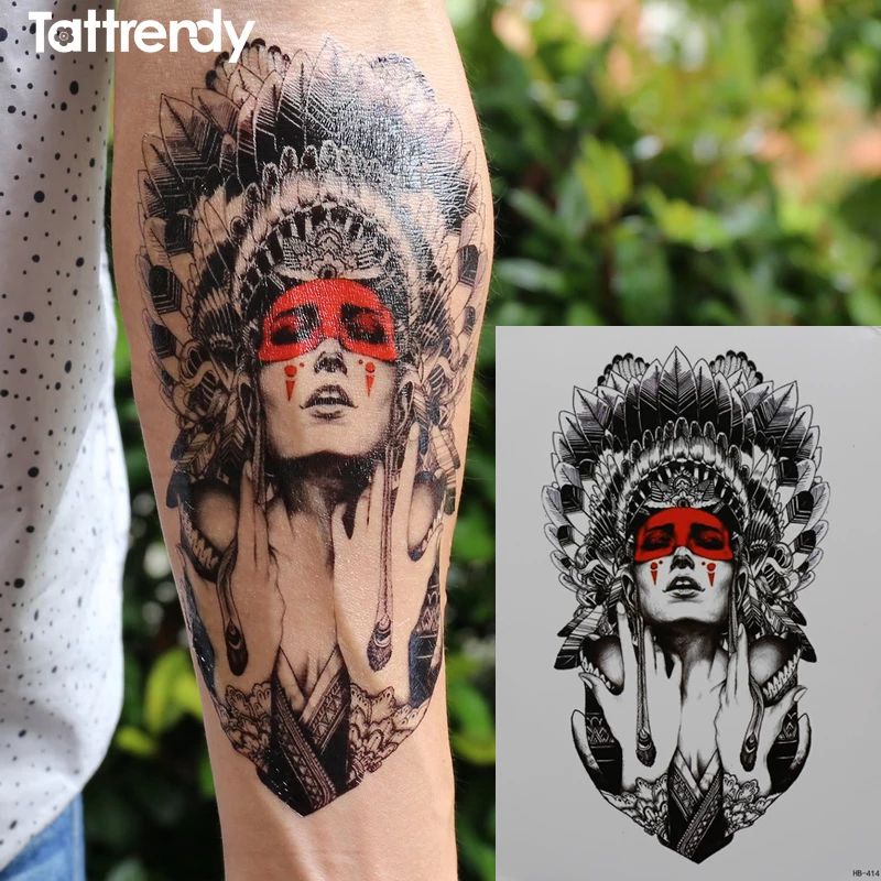 Jual SERI HB 414 SUKU DAYAK - TATO TEMPORARY Tattoo TATO TEMPORER TAHAN ...