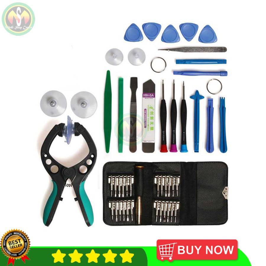 Jual Peralatan Obeng Set Lengkap Reparasi HP 45 in 1 Lengkap Full Set | Shopee Indonesia