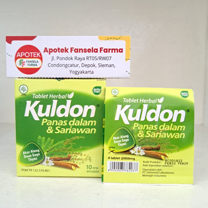 Jual Kuldon panas dalam & sariawan kuldon tablet herbal | Shopee Indonesia