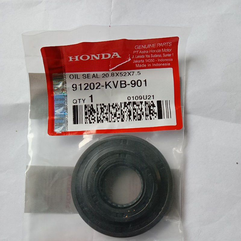 Jual 91202-KVB-901 SEAL KRUK AS VARIO 110 KARBU BEAT KARBU BEAT FI SCOPPY ORIGINAL AHM PART ...
