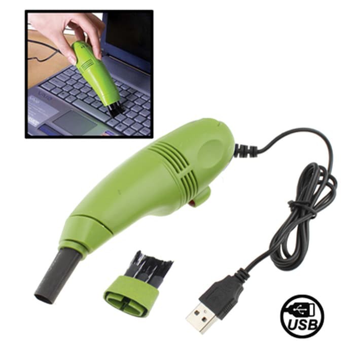 Jual Mini USB Vacuum Keyboard Cleaner for Laptop Computer PC | Shopee ...