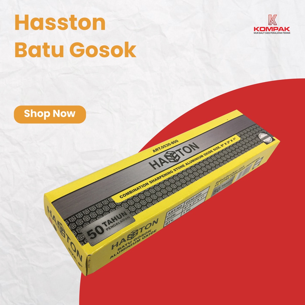 Jual BATU ASAH / BATU GOSOK / WUNGKAL HASSTON 8" | Shopee Indonesia