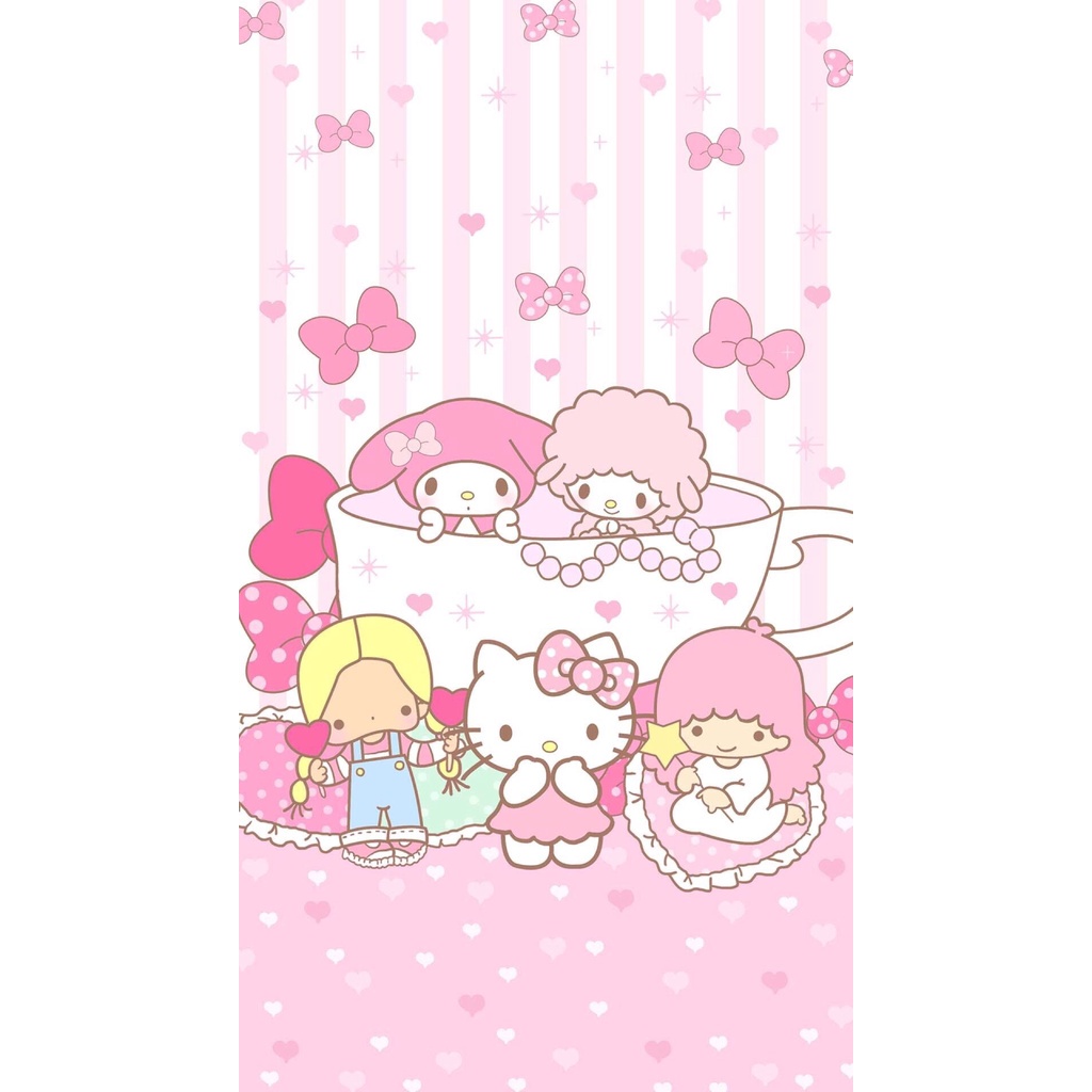 Jual Sticker Poster My Melody Melodi Hello Kitty stiker Vynil lukisan ...
