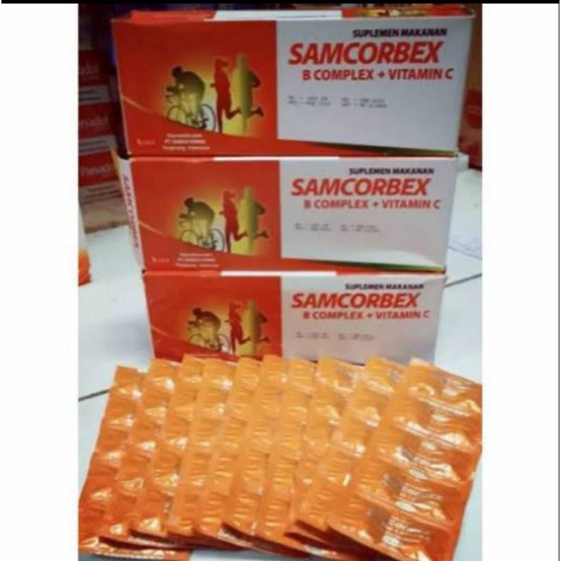 Jual Samcorbex vitamin C dan B complex | Shopee Indonesia