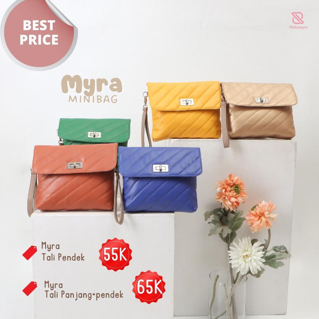 Jual MYRA MINI BAG CLUTCH 1 TALI PENDEK - BY SHENONYM | Shopee Indonesia