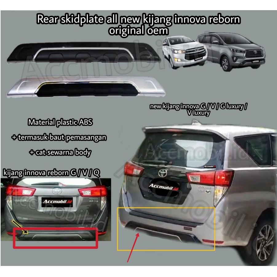 Jual PROMO ONGKIR HANYA 1KG !!! mobil innova reborn 2016 UP skidplate ...