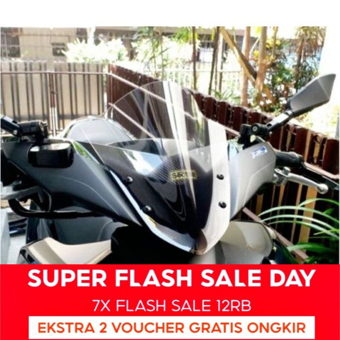 Jual Promo Visor Aerox 155 Sectbill Carbon clear Bening ORIGINAL new ...