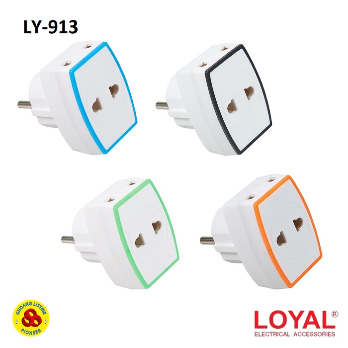 Jual Steker T Multi Plug Universal Cabang 3 Serbaguna LY918 | Shopee ...
