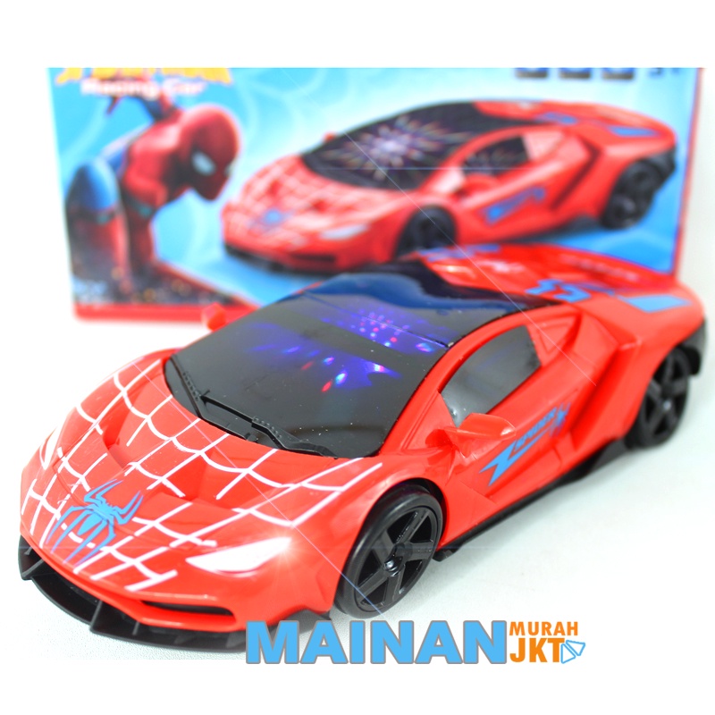 Jual MAINAN ANAK MURAH MOBIL SPIDERMAN RACING CAR JY653 MAINAN ANAK ...