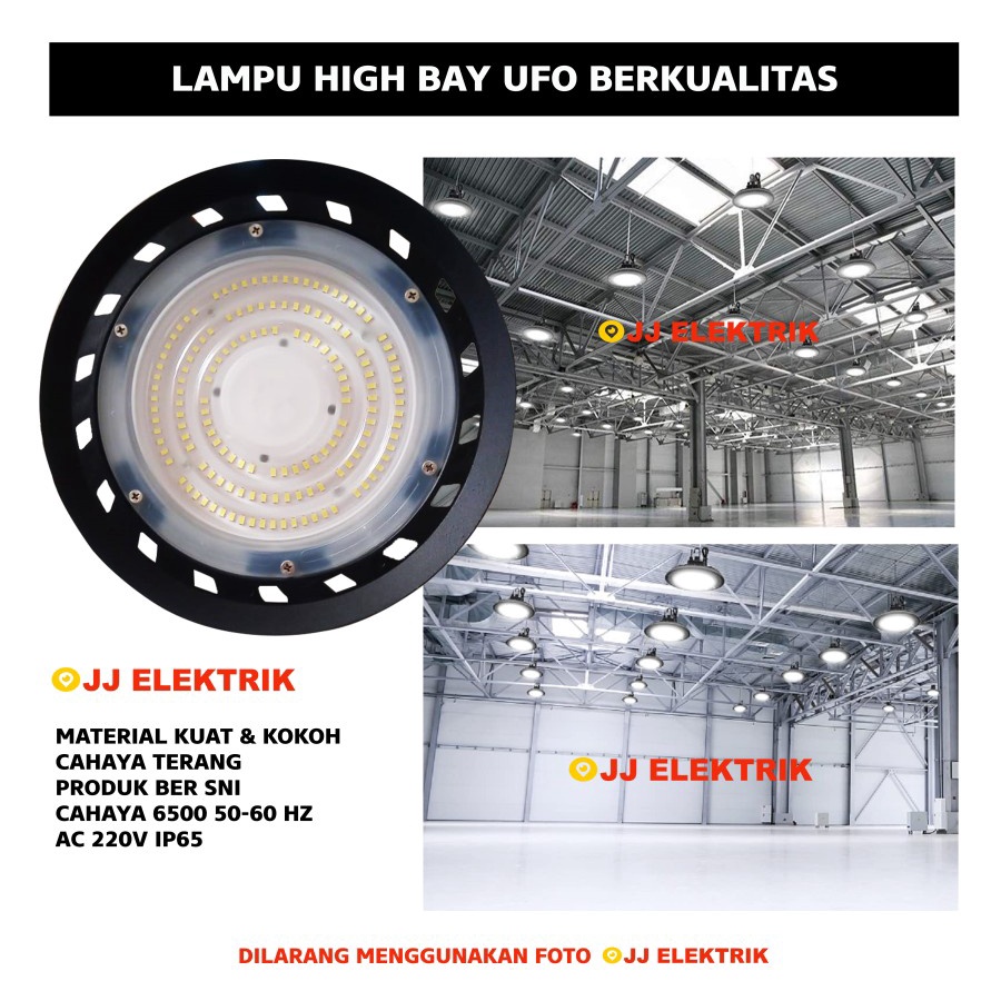 Jual Lampu Sorot LED Highbay 50W / 100W / 150W Gudang Industri Terang ...