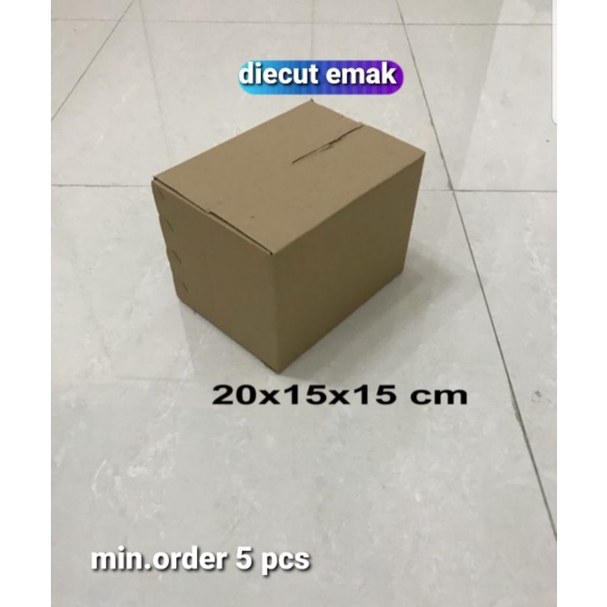 Jual Kardus / box / uk. 20x15x15 cm / Karton packing polos baru ST ...