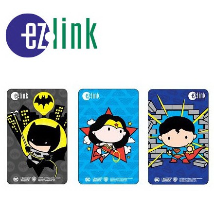 Jual Kartu EZ-Link DC Chibis - Batman x Wonder Woman x Superman ...