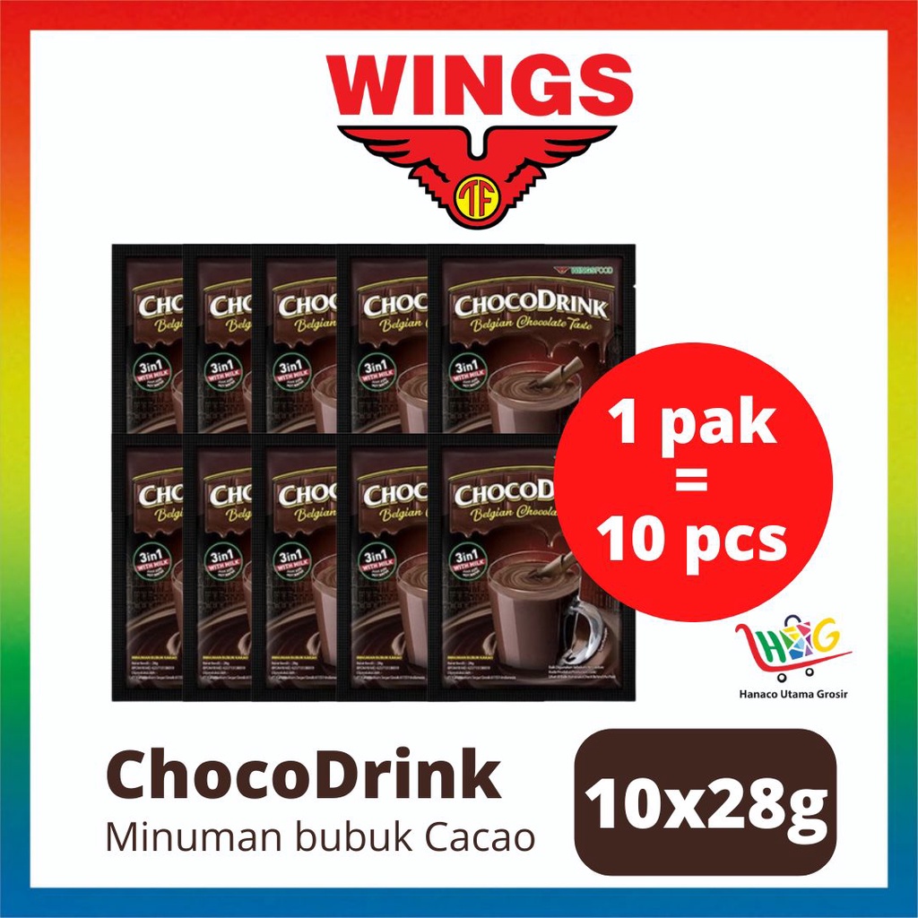 Jual Chocodrink Powder Drink Choco 10 x 28g [ 1 RTG ] | Shopee Indonesia