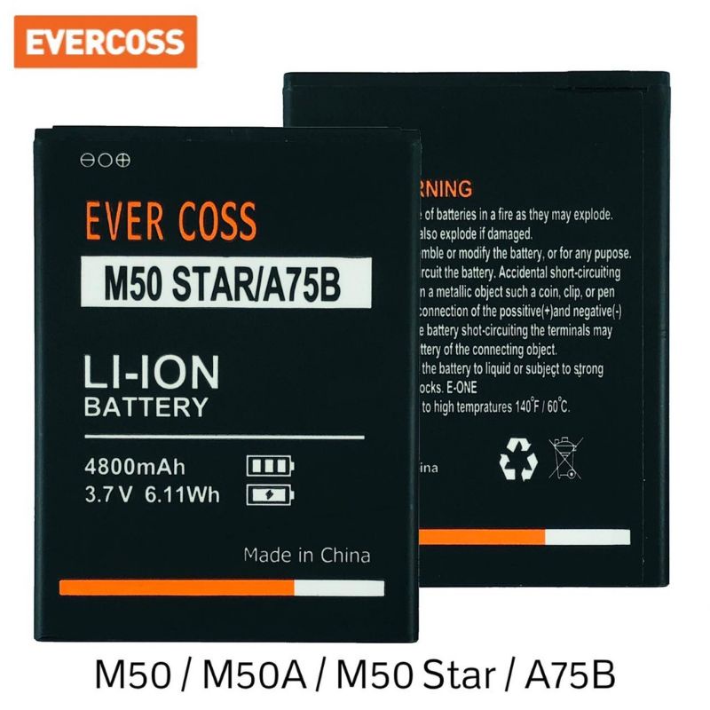 Jual MN - Batre baterai batere battery evercoss M50 star / M50A /M50 ...