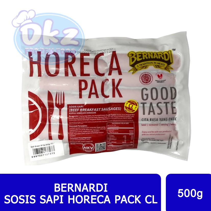 Jual BERNARDI Horeca Pack Sosis Sapi CL [500 gr] | Shopee Indonesia