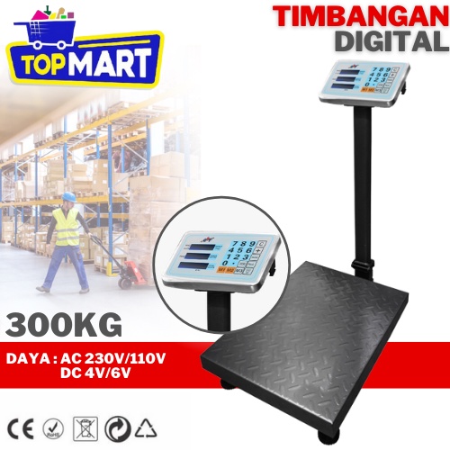 Jual Timbangan duduk digital kapasitas 300KG/ elektrik platform scale - Timbangan 300KG 4300 ...