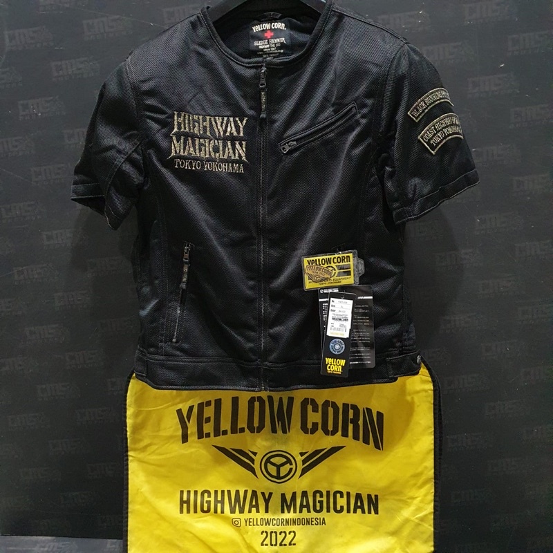 Jual Jacket Jaket Touring Yellow Corn YMT 004 Black Gold Original ...
