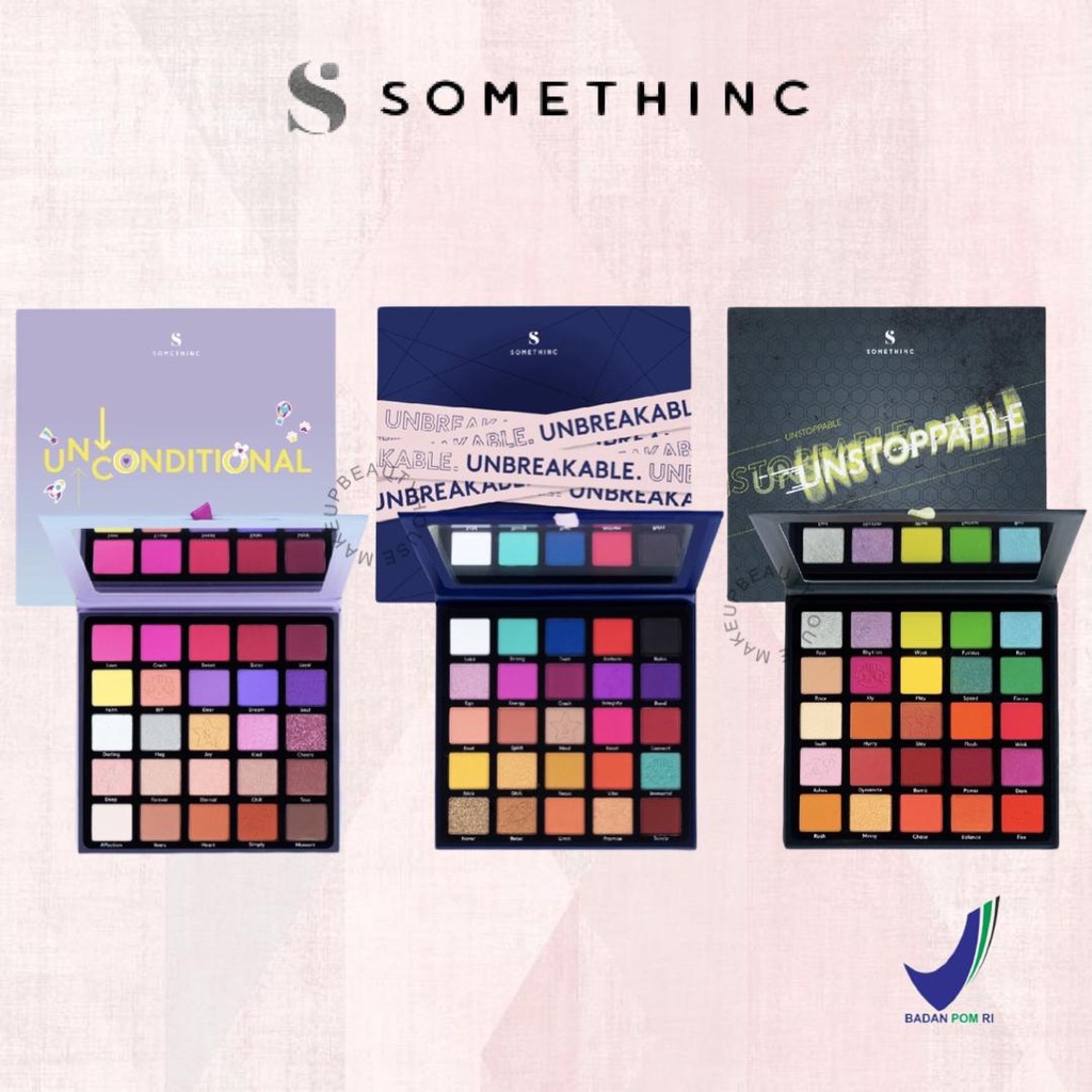 Jual SOMETHINC 25 PRO Eyeshadow Palette - UNCONDITIONAL | UNBREAKABLE ...